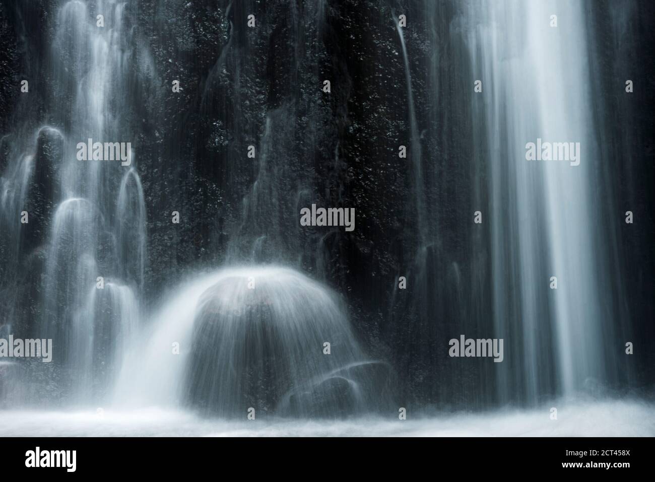 Waterfall close up in the rainforest in Arenal Volcano National Park ...