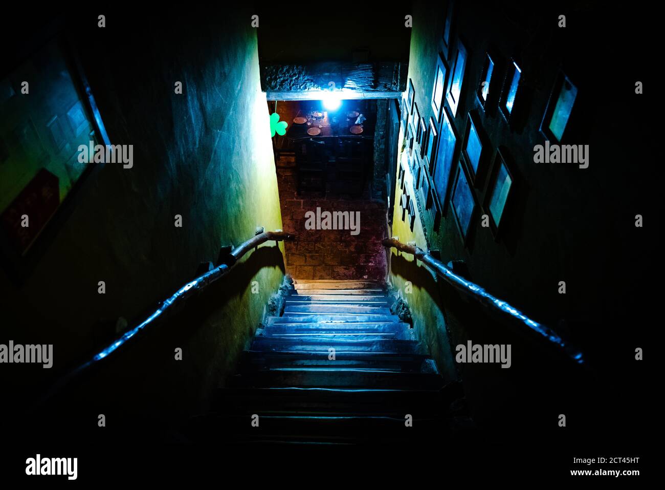 Scary stairs hi-res stock photography and images - Alamy