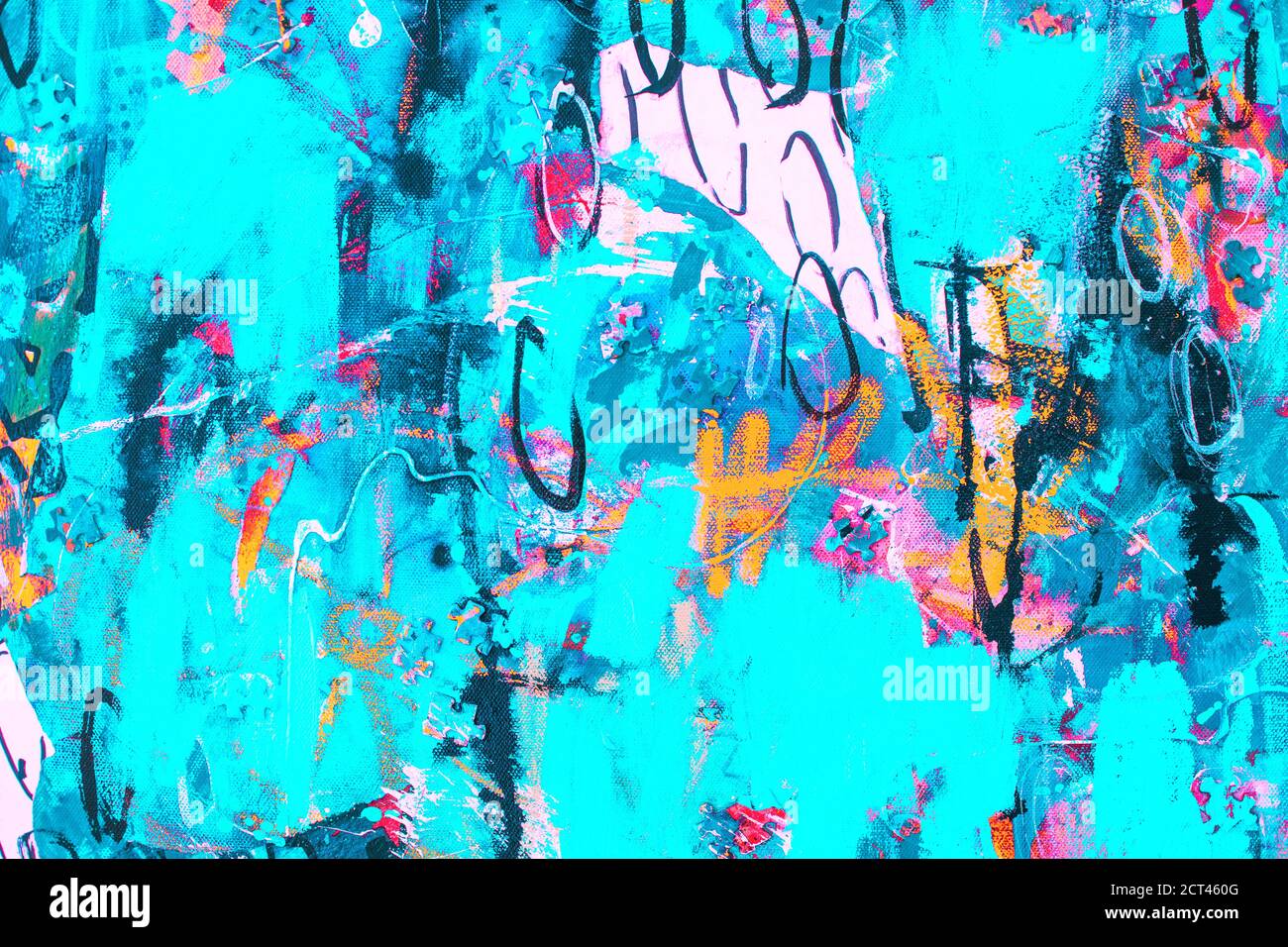 Hand drawn modern Multi Colored mixed media art canvas Stock Photo - Alamy