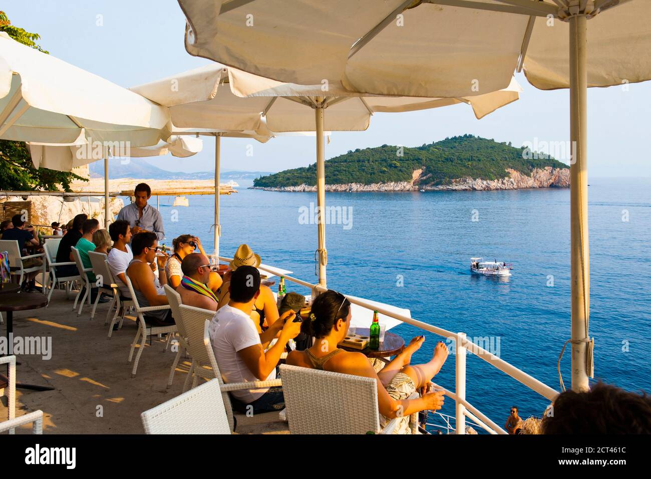 Cafe Buza, aka Buza Bar, Dubrovnik, Croatia Stock Photo - Alamy