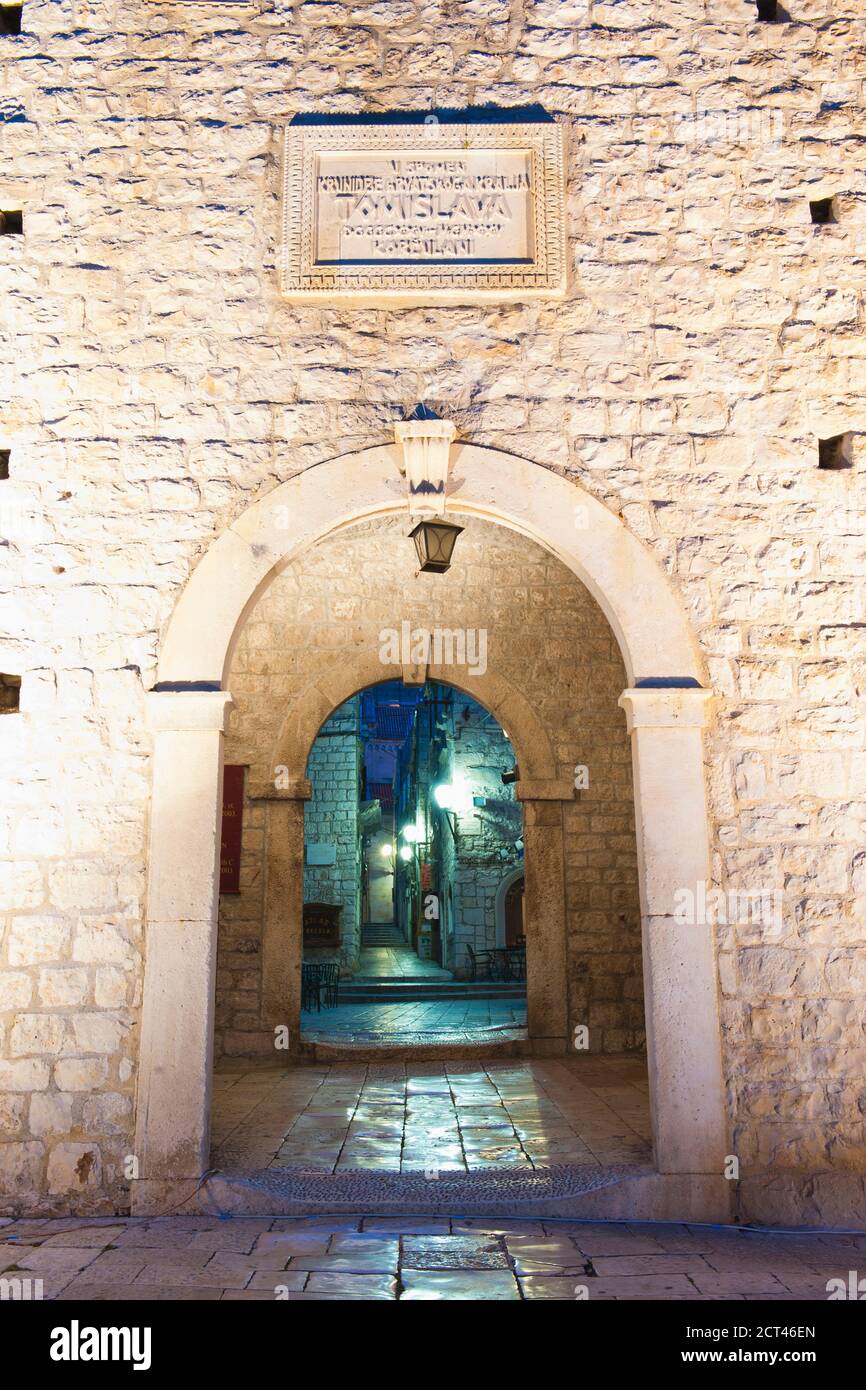 Photo of Valeki Revelin, the entrance to the Historic Town of Korcula ...
