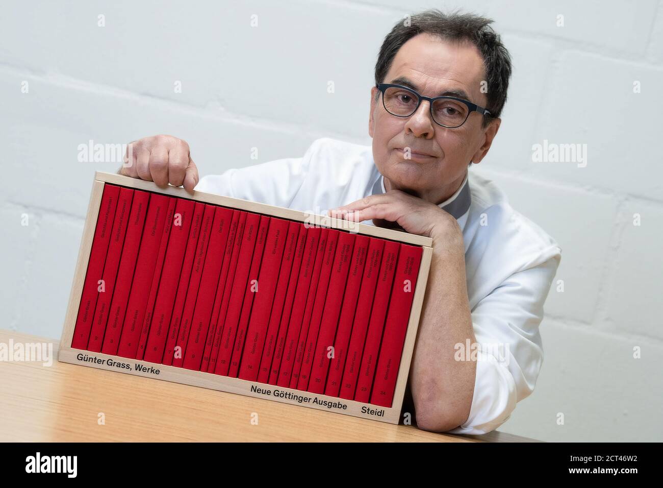 07 September 2020, Lower Saxony, Göttingen: Gerhard Steidl, publisher ...