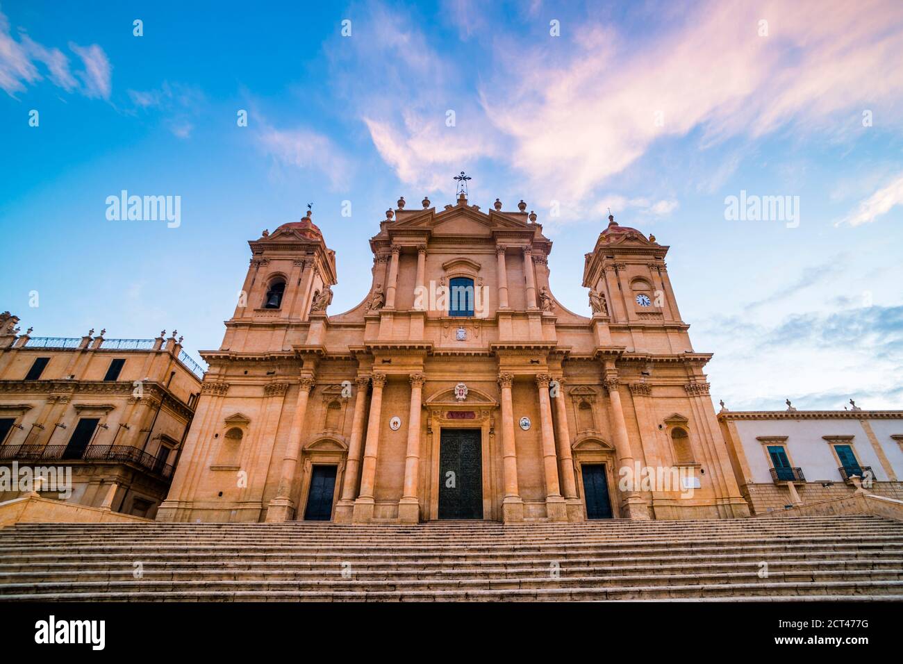 Duomo, Noto Cathedral (St Nicholas Cathedral, Cattedrale di Noto), a ...