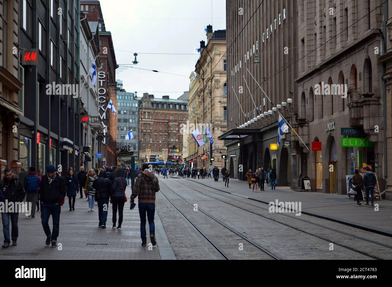 Finland - Helsinki City Center Stock Photo - Alamy