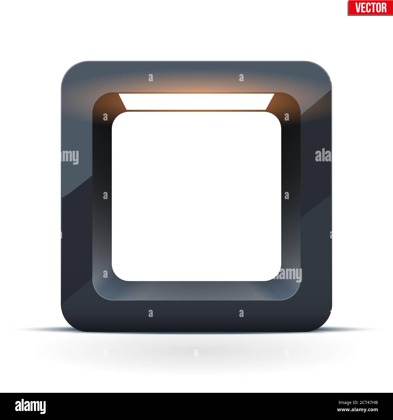 Black Lightbox with spotlight Stock Vector Image & Art - Alamy