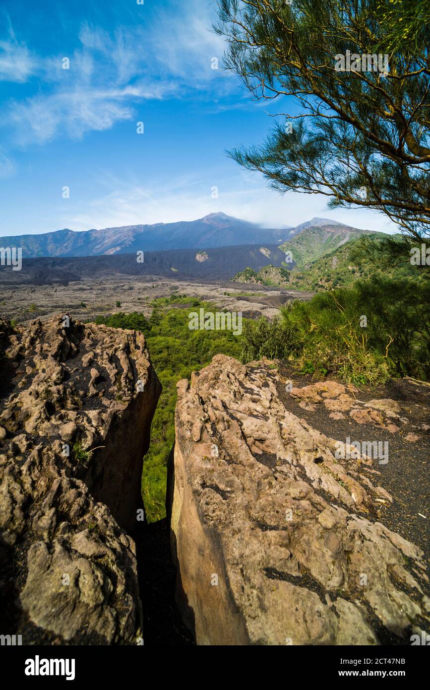 Mount Etna Volcano, Sicily, UNESCO World Heritage Site, Italy, Europe ...