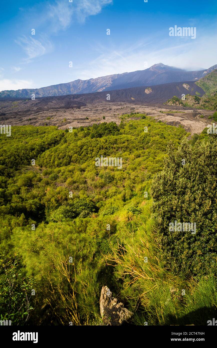 Mount Etna Volcano, Sicily, UNESCO World Heritage Site, Italy, Europe ...