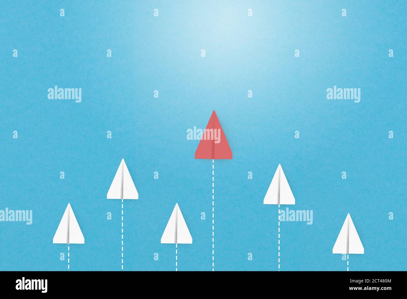 Paper planes different directions hi-res stock photography and images ...