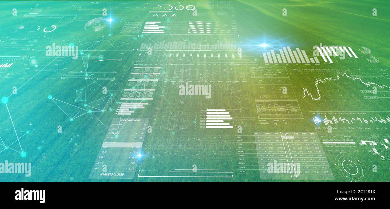digital futuristic technology in smart argriculture farm using ai ...