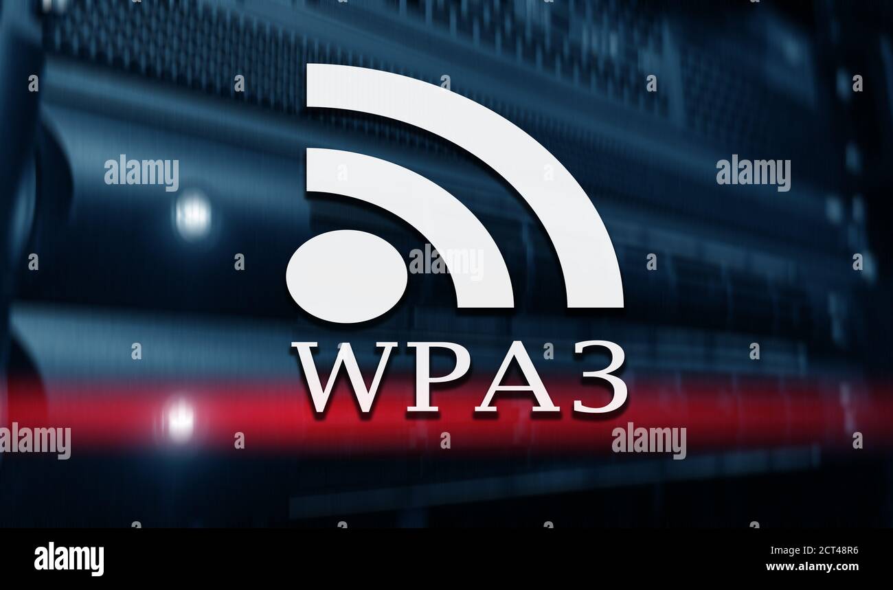 New protocol WPA3 network security Stock Photo - Alamy