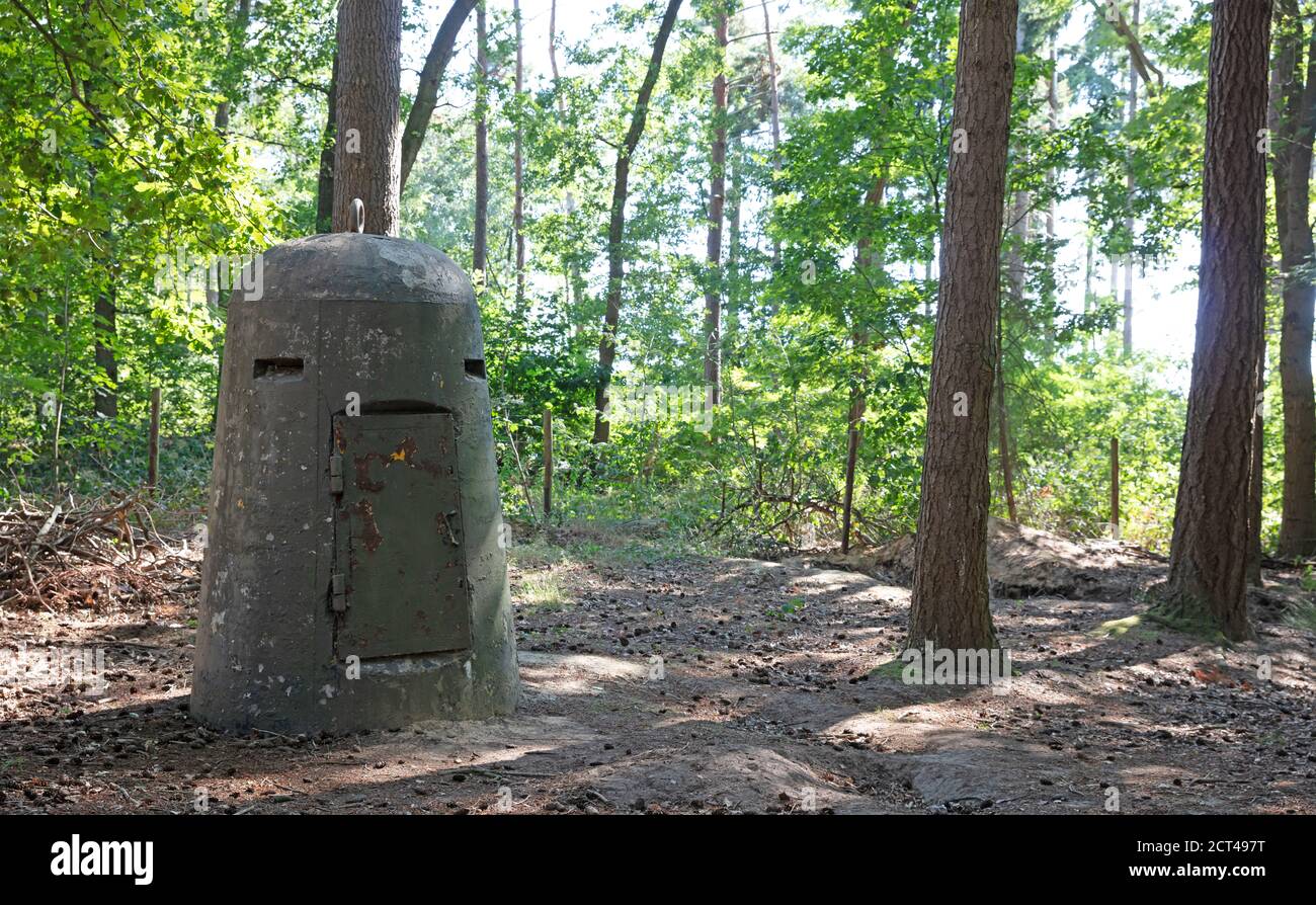 Small bunker in forest hi-res stock photography and images - Alamy