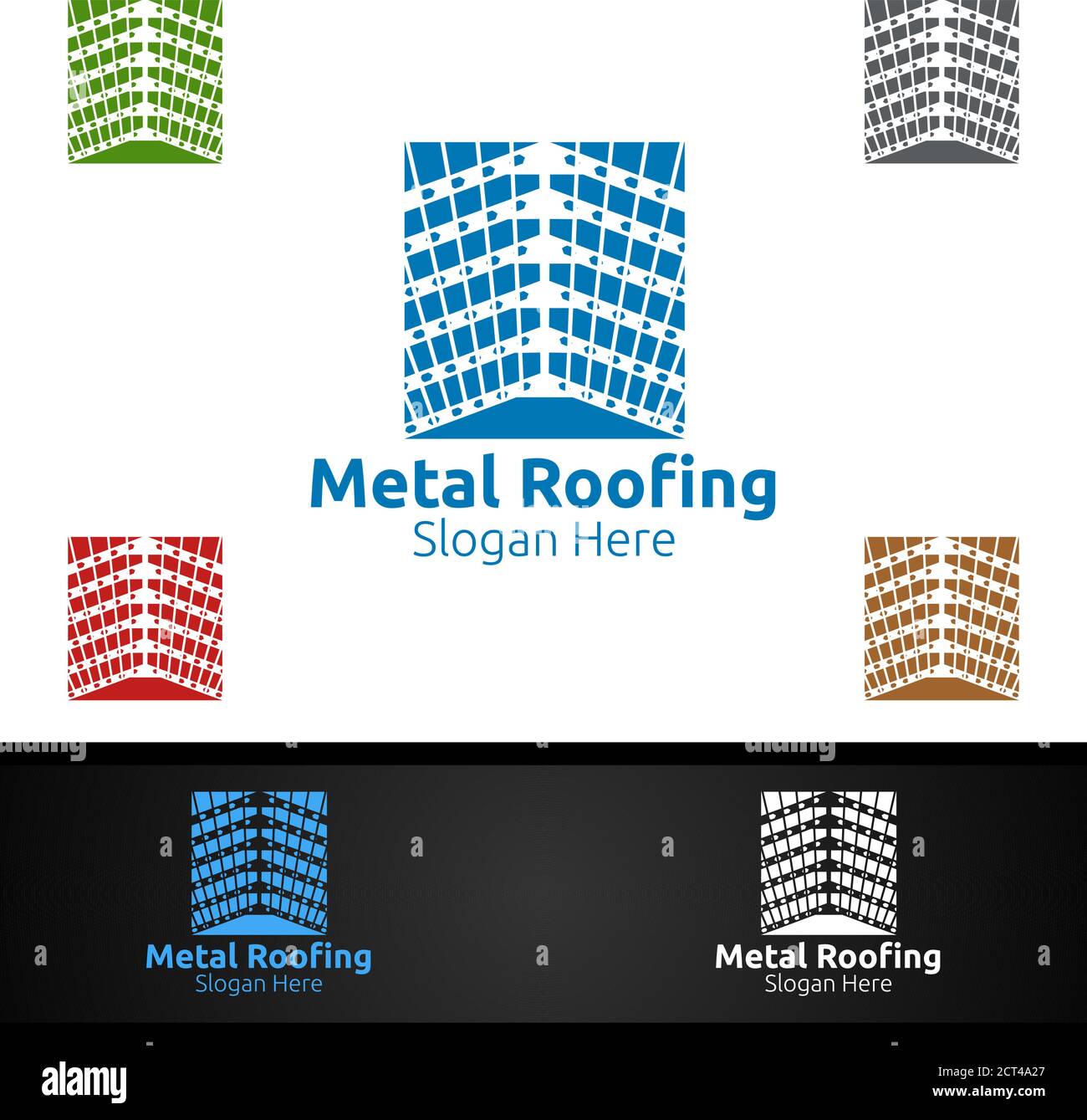 Metal Roofing Logo for Shingles Roof Real Estate or Handyman ...
