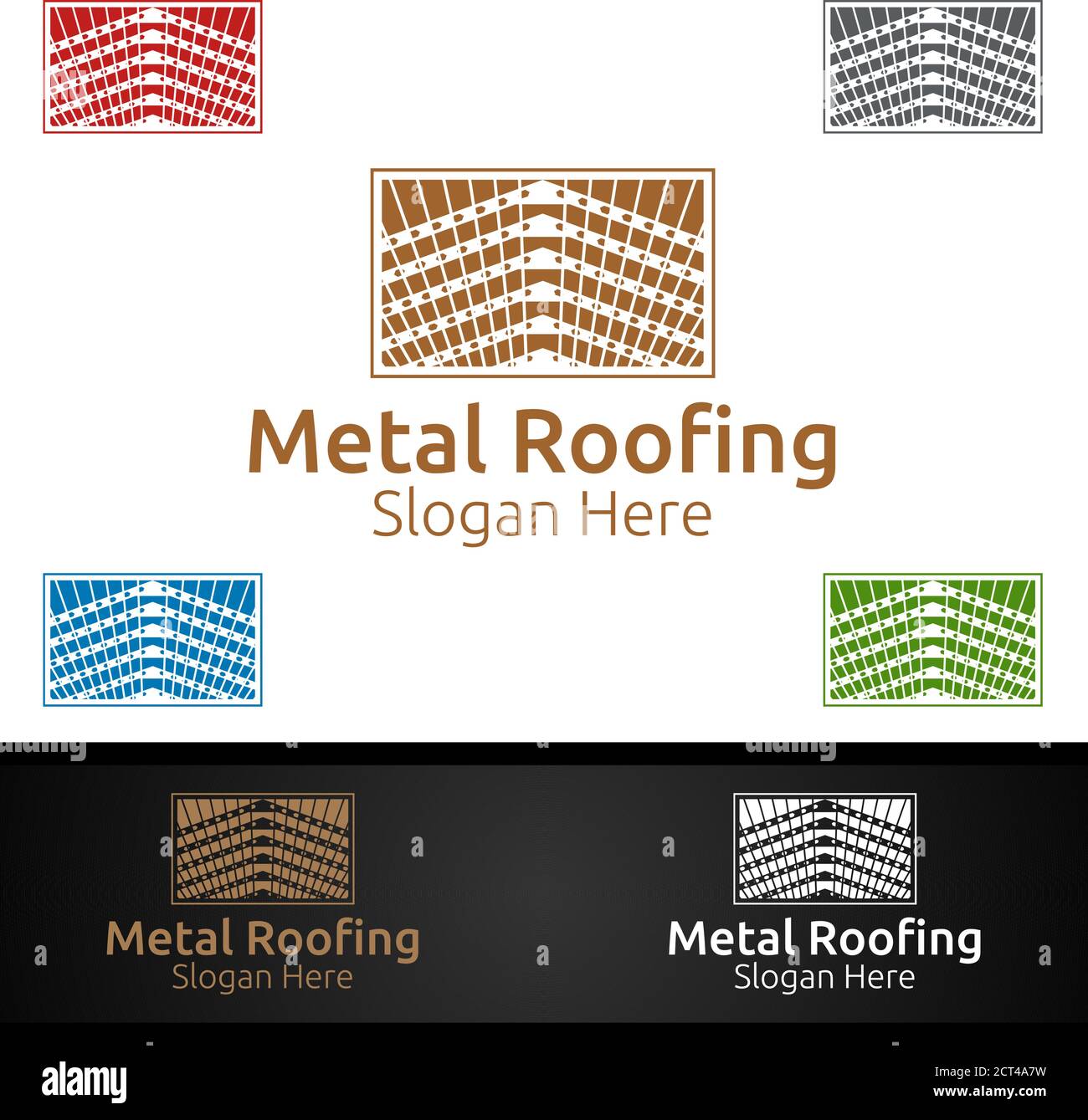 Metal Roofing Logo for Shingles Roof Real Estate or Handyman ...