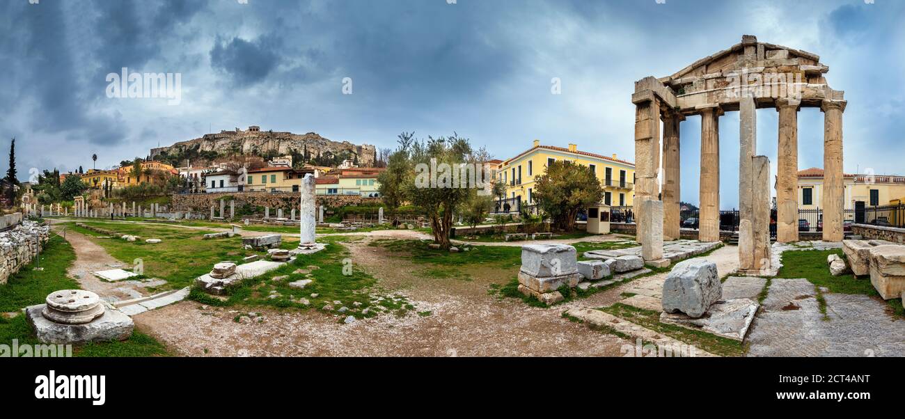Ancient Greek Agora Marketplace
