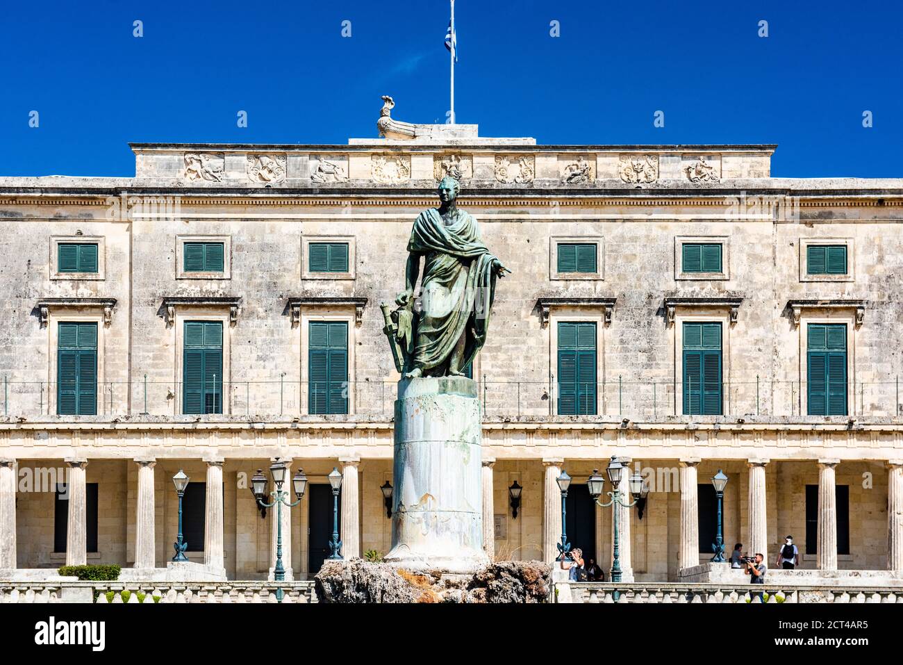 Statue corfu hi-res stock photography and images - Alamy