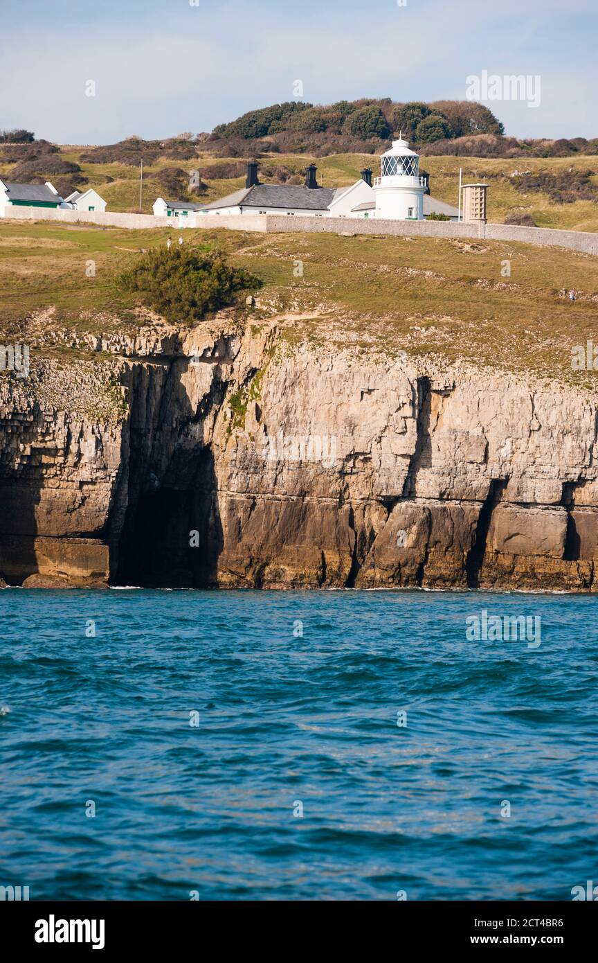 Anvil Point lighthouse, Swanage, Dorset, Jurassic Coast, England ...