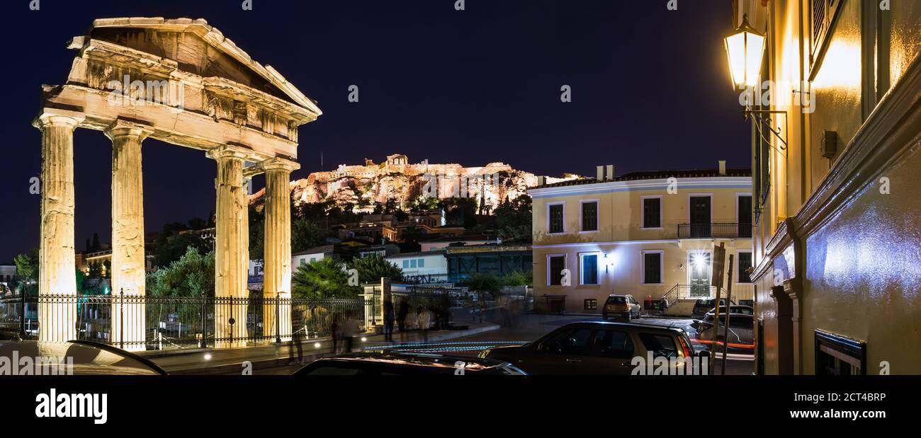Acropolis night greece hi-res stock photography and images - Alamy