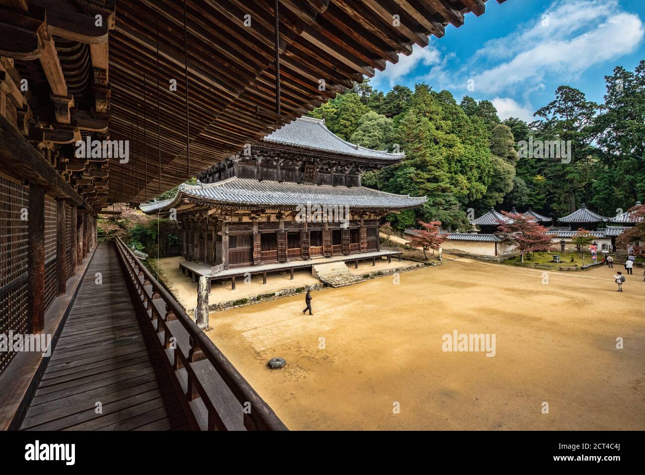 Daikodo pavilion, Shoshazan Engyoji temple of the Tendai sect, Himeji ...