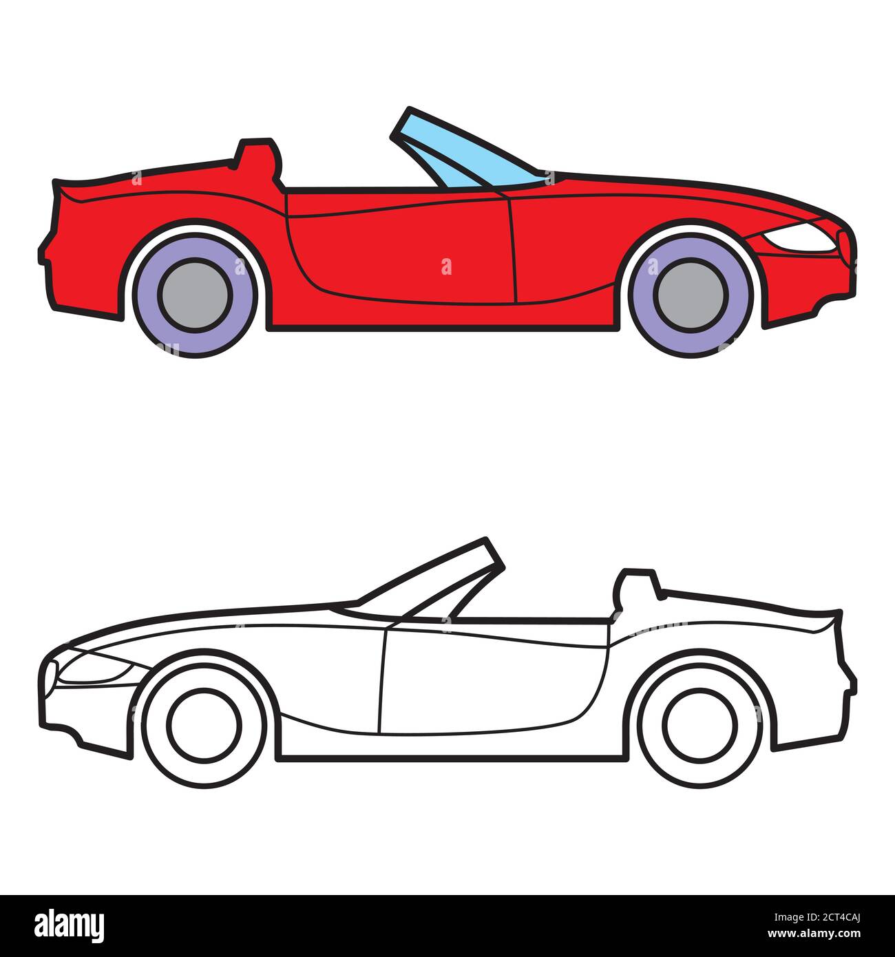 Car steering wheel side Stock Vector Images - Alamy