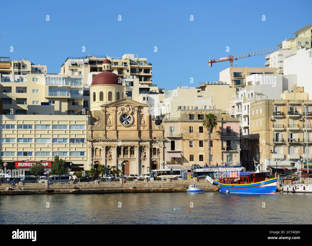 The Parish Church of Jesus of Nazareth in Sliema, Malta Stock Photo - Alamy