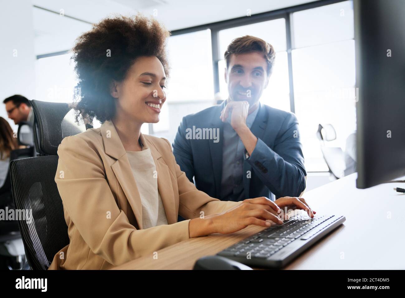 Software engineers working on project and programming in company Stock Photo - Alamy