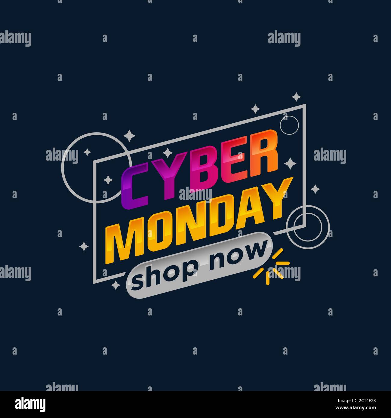 Cyber monday sale in Stock Vector Images - Alamy