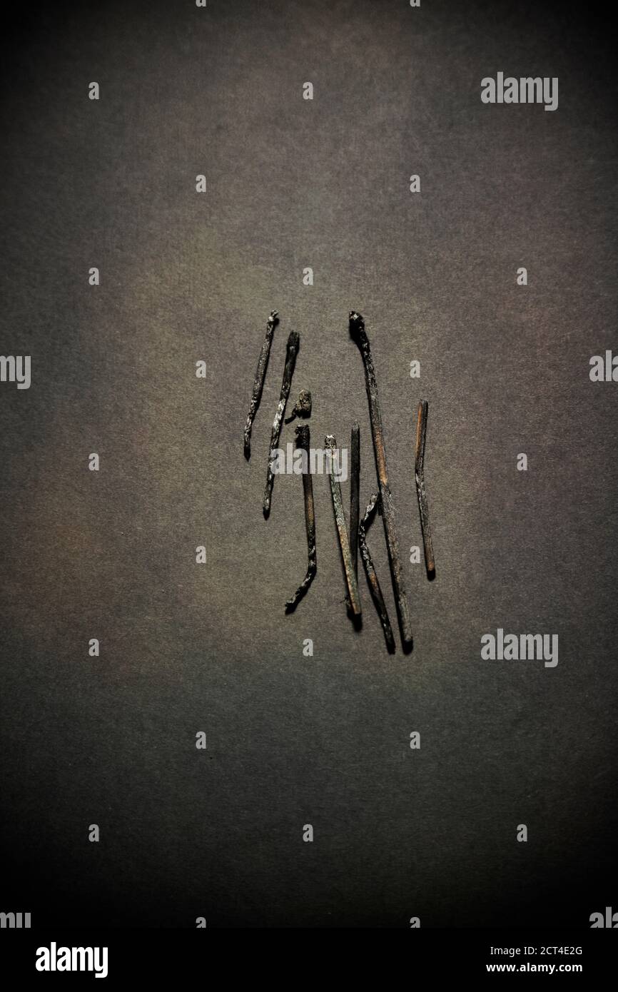 Burnt matchsticks hi-res stock photography and images - Alamy