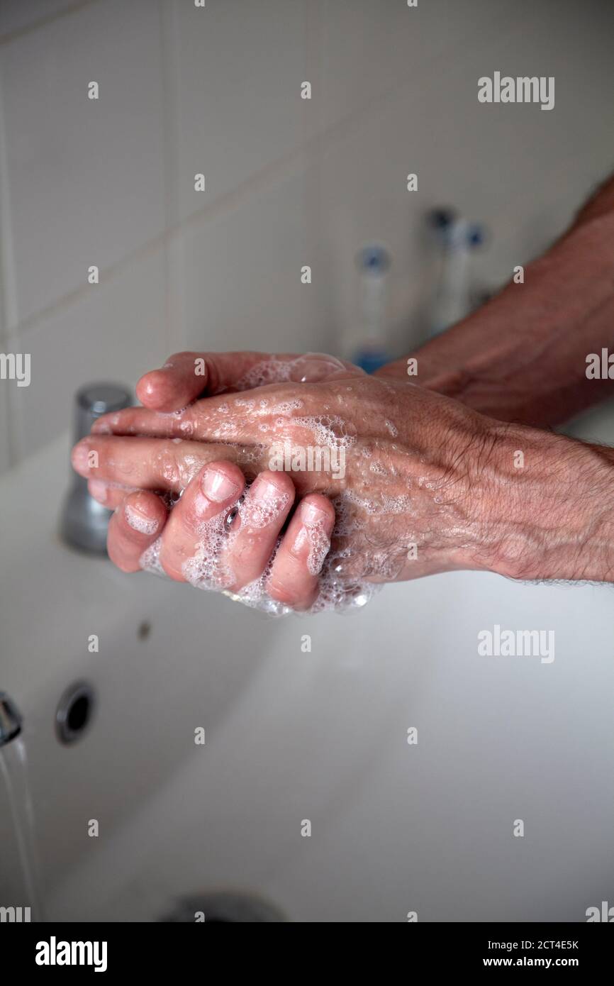 Hand washing technique hi-res stock photography and images - Alamy