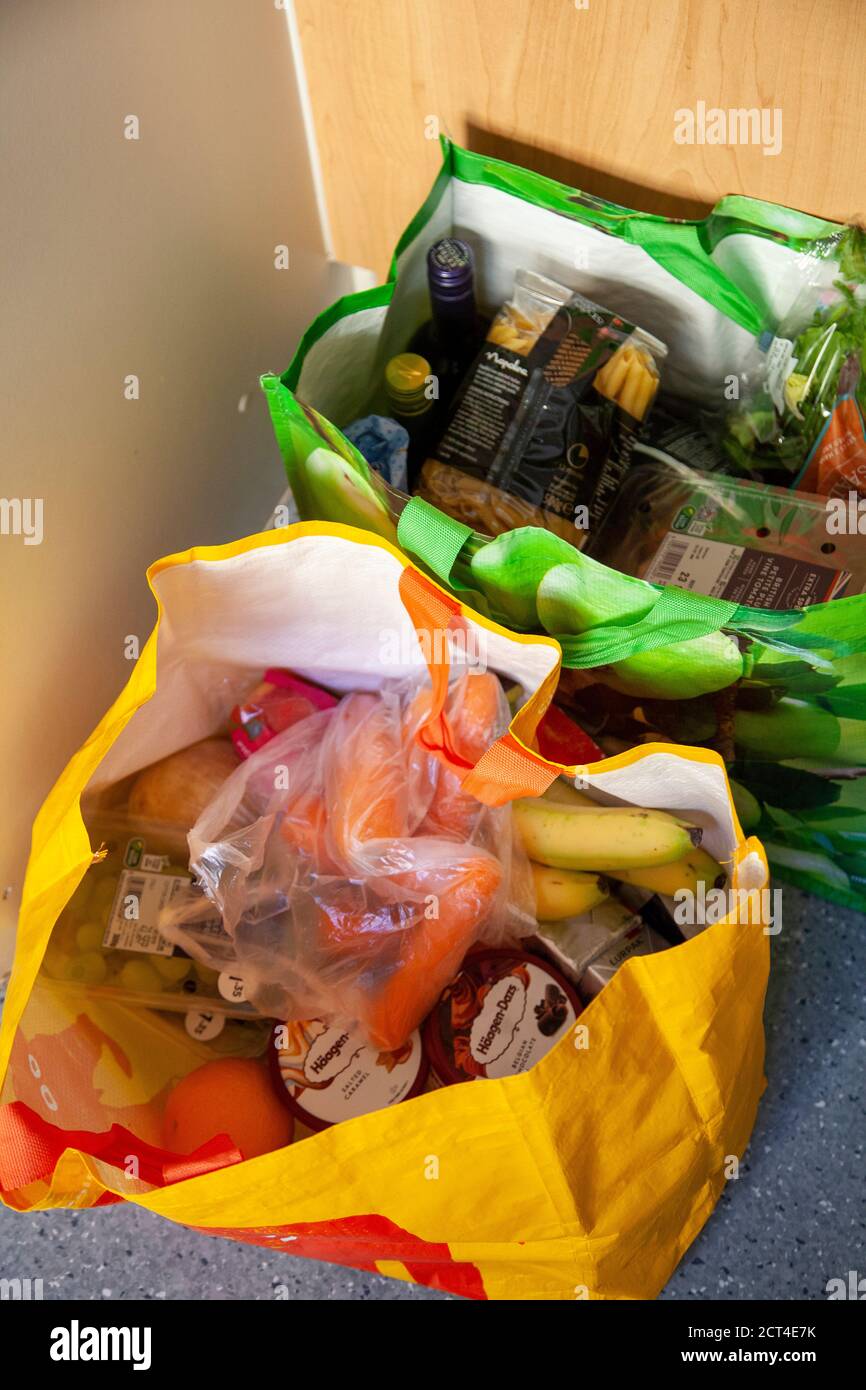 Bags of Shopping Stock Photo - Alamy