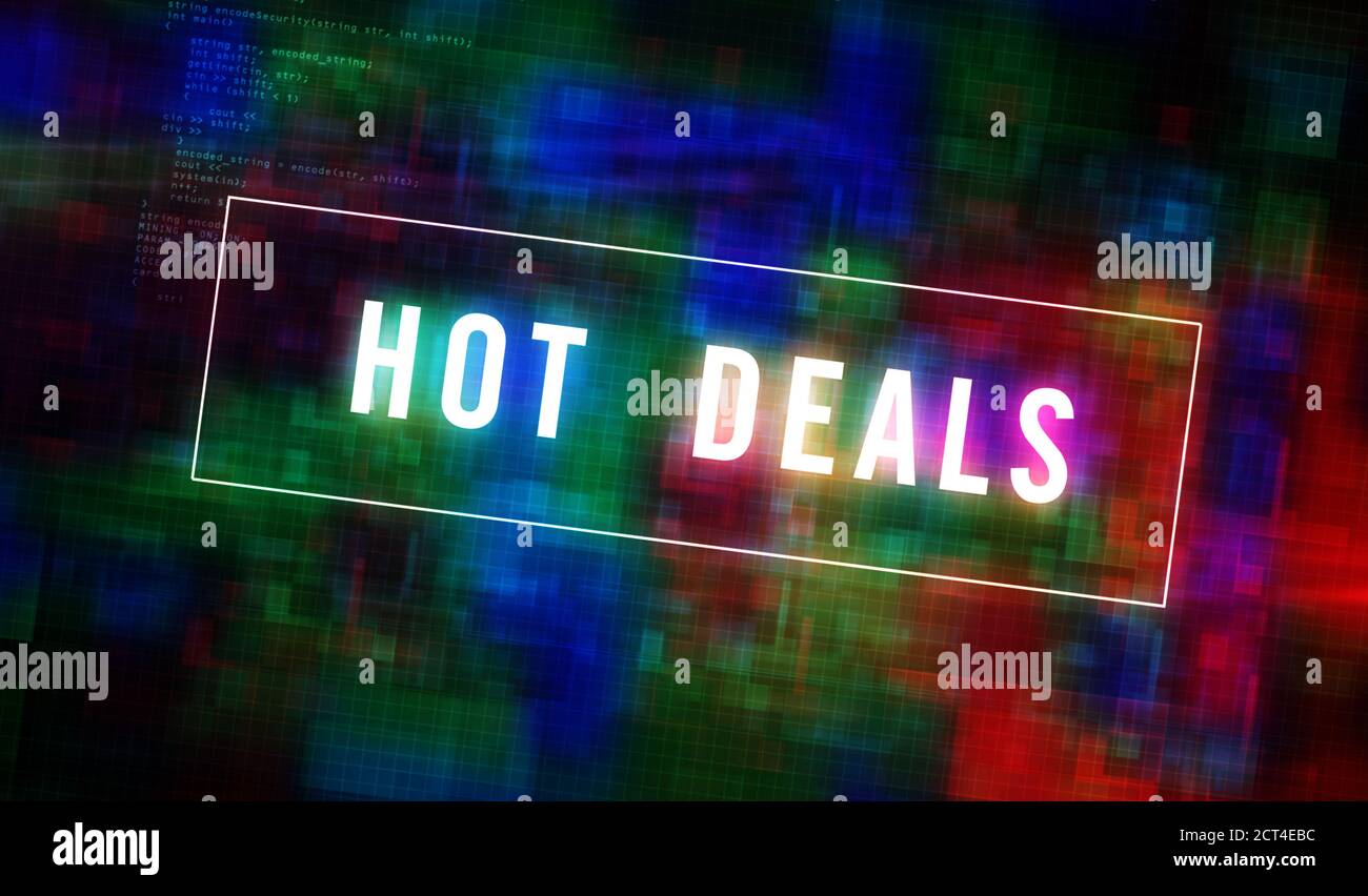 Cyber Monday, big sale and hot deal promotion futuristic concept ...