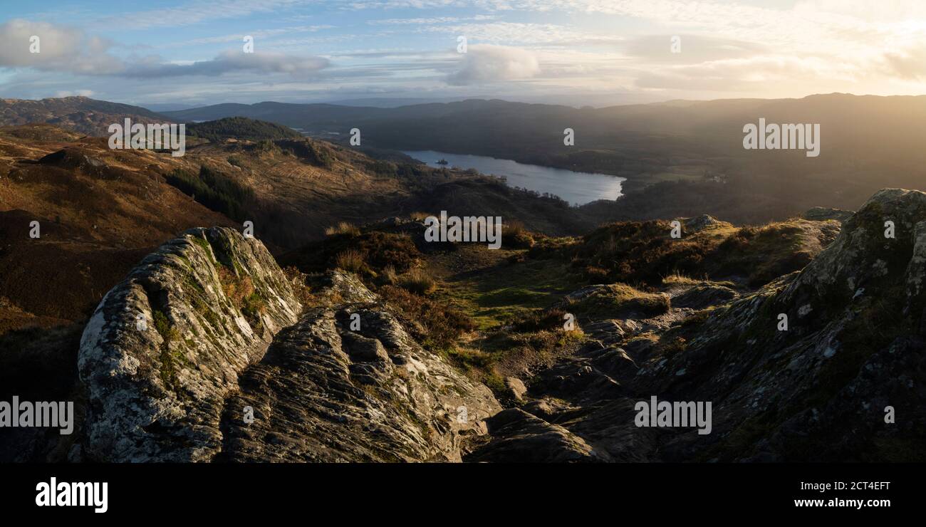 Ben A'an 454m summit, Loch Lomond and the Trossachs National Park ...