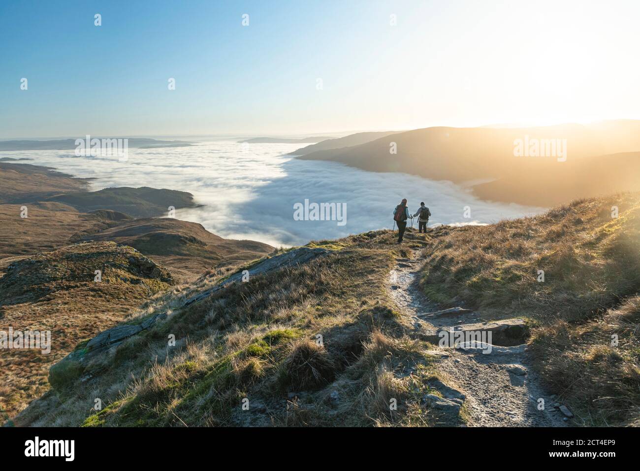 Hiking Ben Lomond in the mountains of Loch Lomond and the Trossachs ...