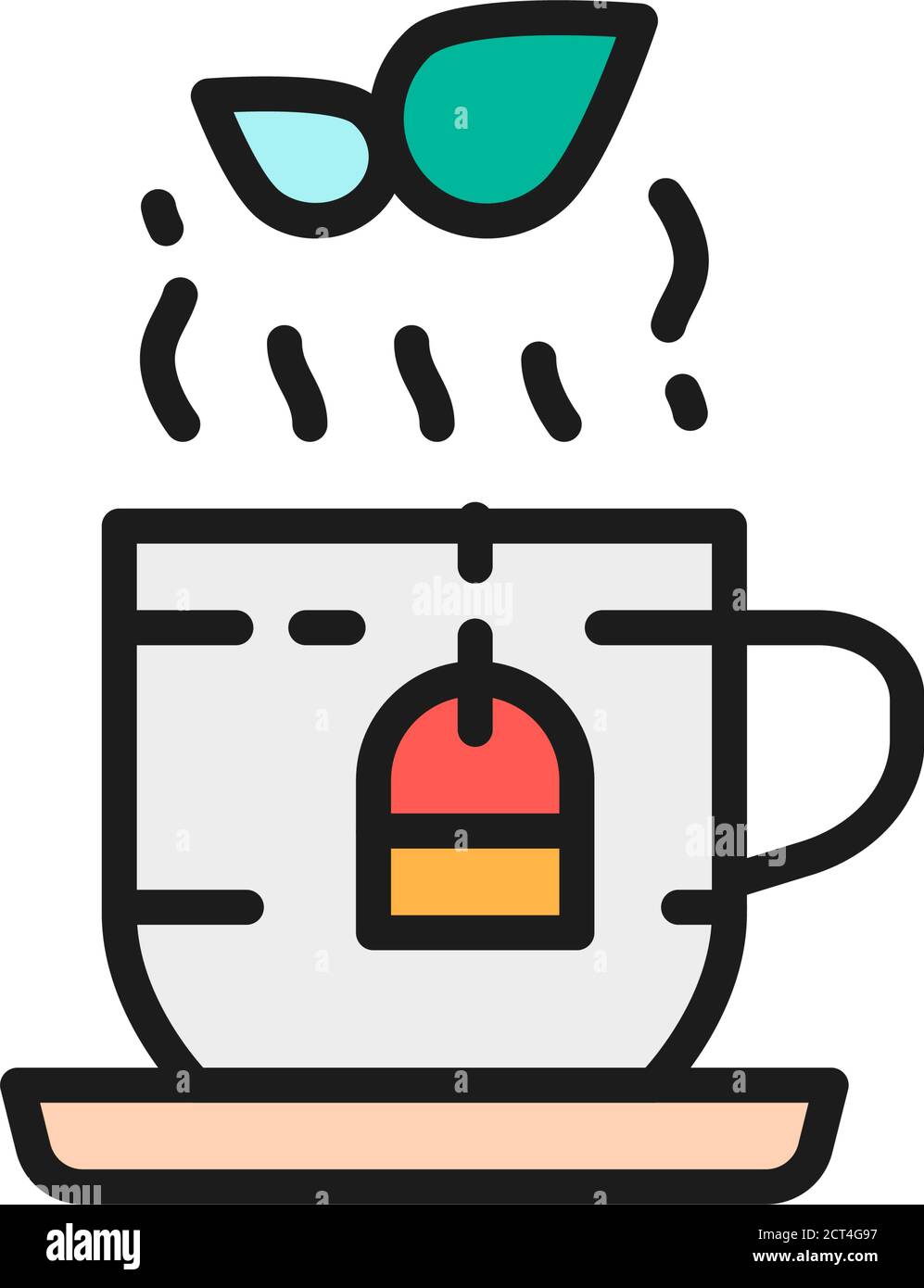 London afternoon tea time Stock Vector Images - Alamy