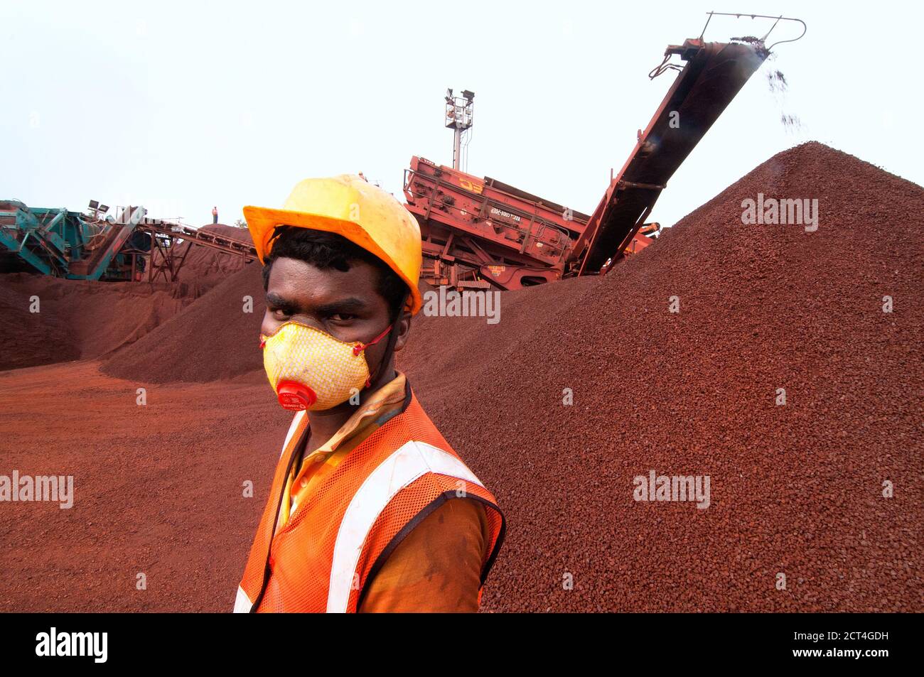 open Iron-Ore casting mine at Barbil, Keonjhar in Odisha , India Stock ...