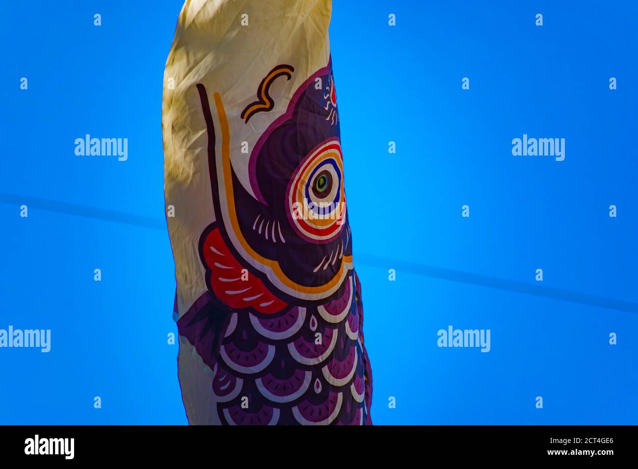 Carp streamer at the park in Tokyo daytime sunny Stock Photo - Alamy