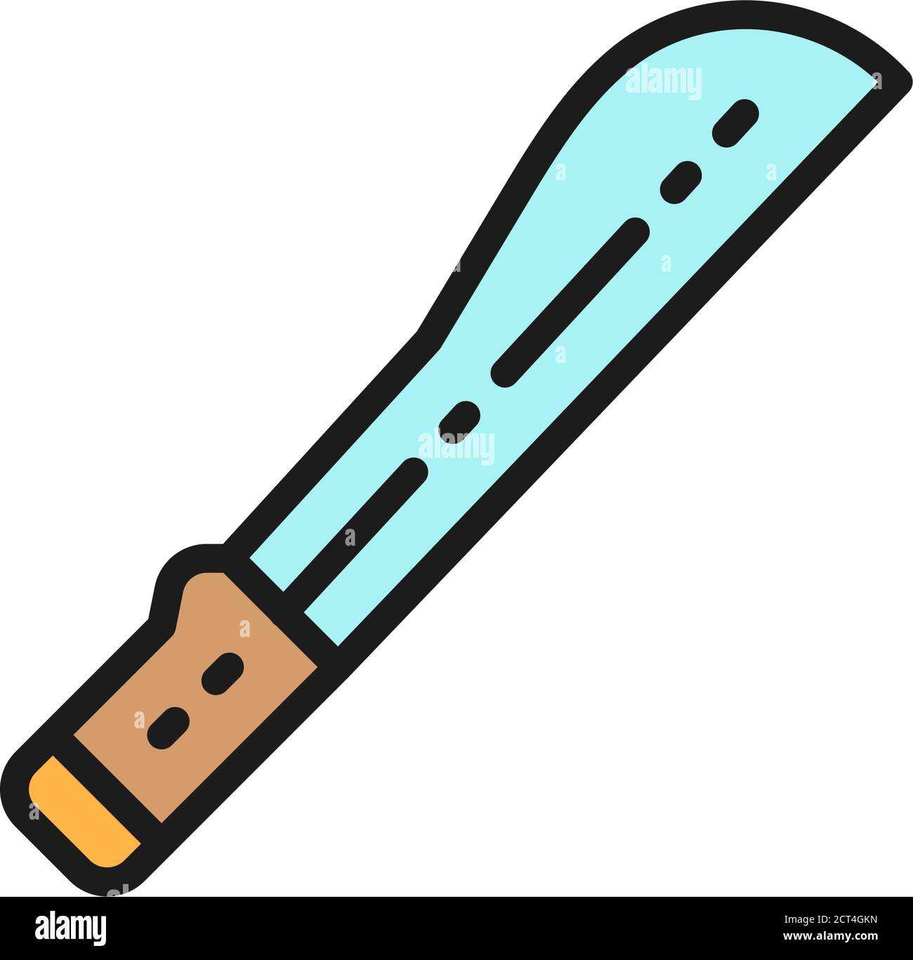 Machete icon Stock Vector Images - Alamy