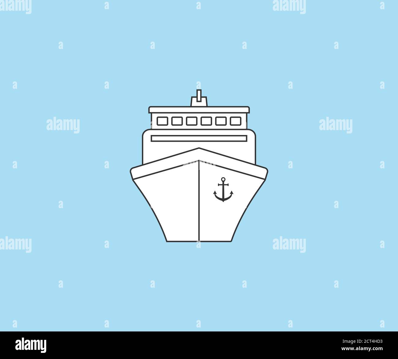 Tanker ship pictogram hi-res stock photography and images - Alamy