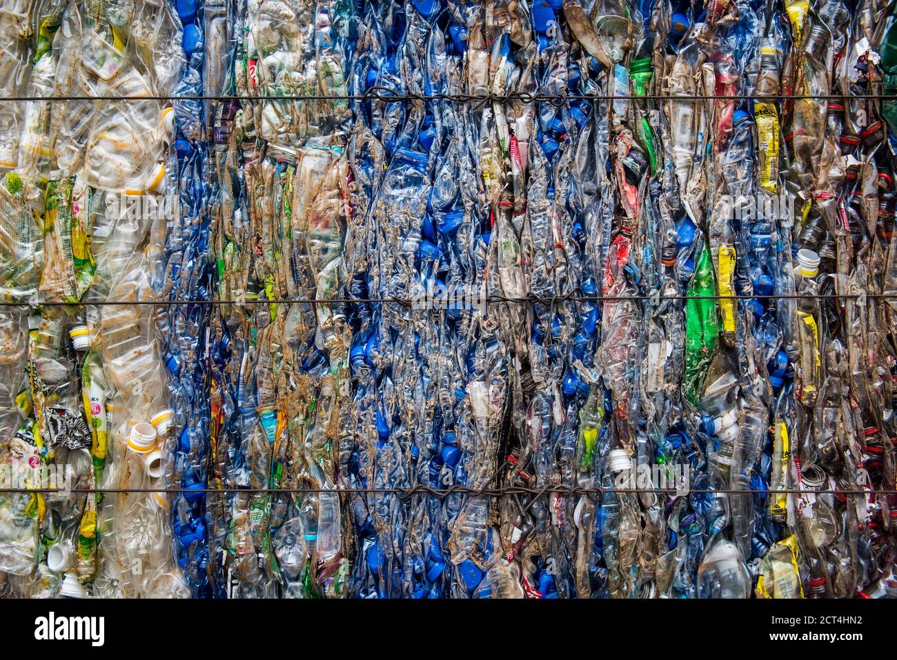 Plastic recycling centre, New Territories, Hong Kong, China Stock Photo ...