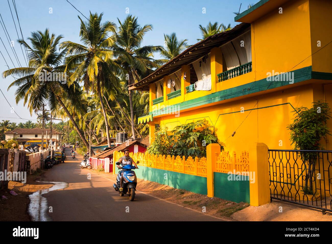 Sidestreets at Agonda Beach, Goa, India Stock Photo - Alamy