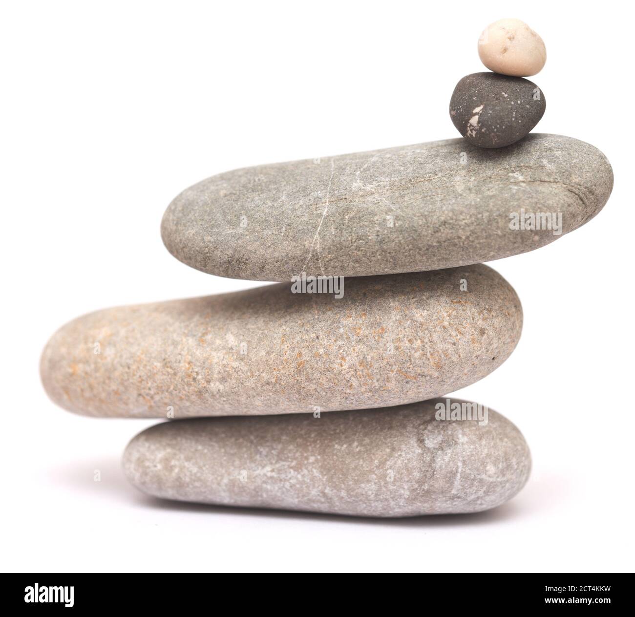 Balancing stones isolated on white background Stock Photo - Alamy