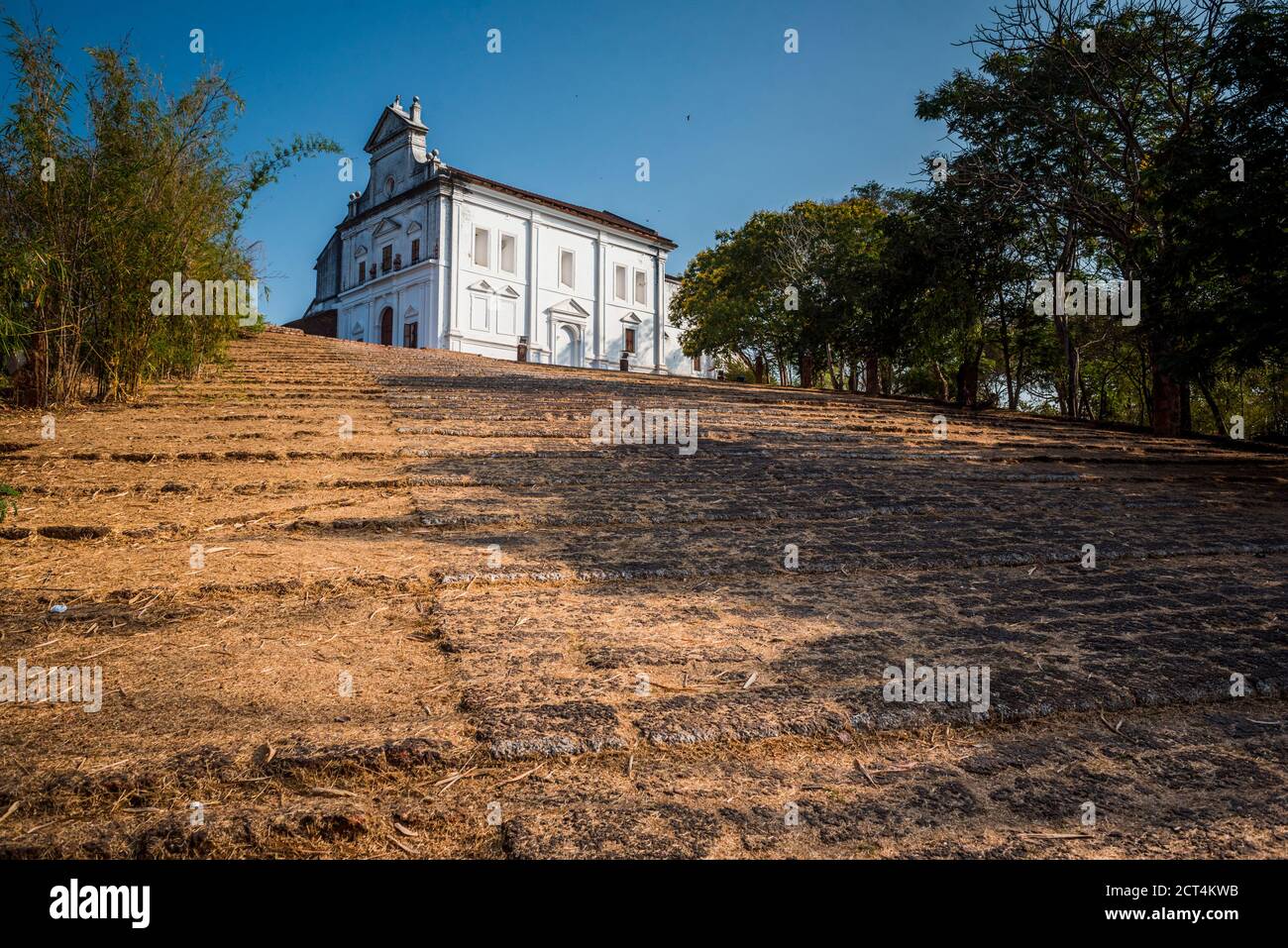 Church of Our Lady of the Mount in Old Goa, Old Goa, Goa, India Stock ...
