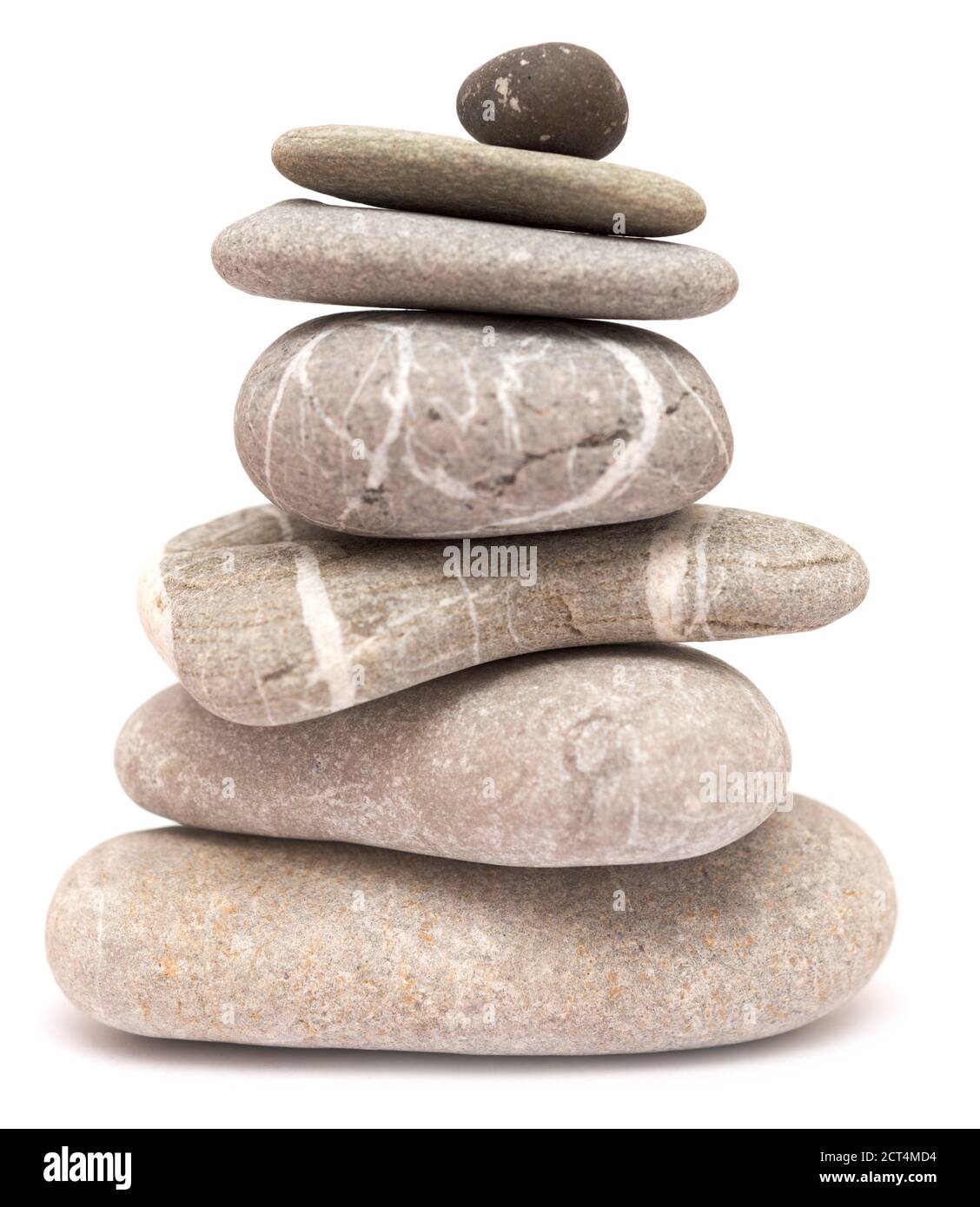 Balancing stones isolated on white background Stock Photo - Alamy