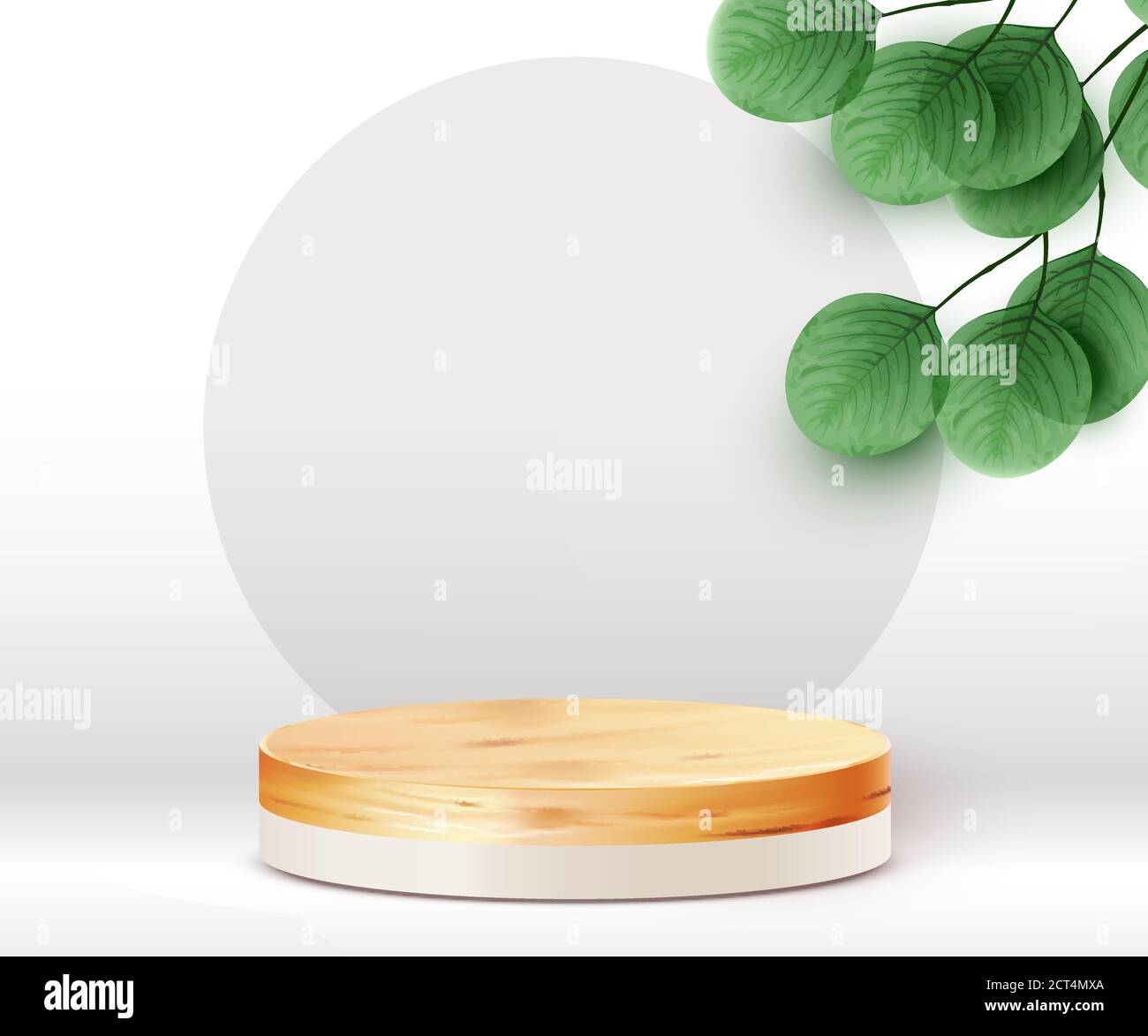 Wooden podium on floor Stock Vector Images - Alamy