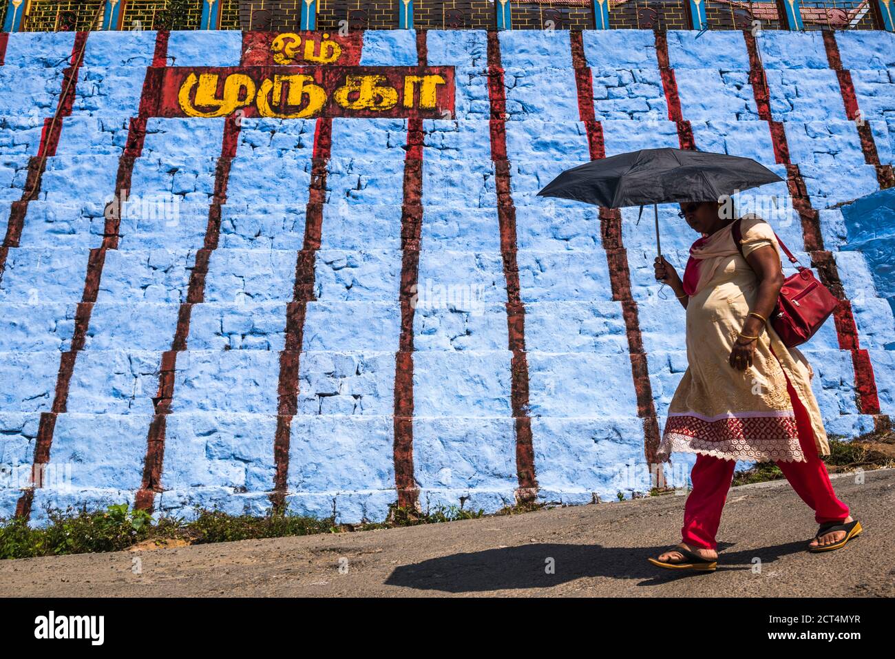 Sri Subramaniya Swamy Hindu Temple, Munnar, Western Ghats Mountains ...