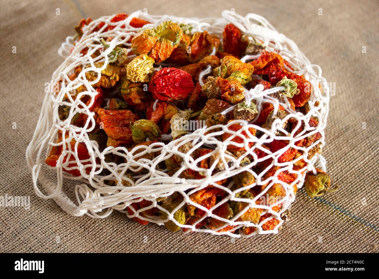 Dried peppers in plastic bag hi-res stock photography and images - Alamy