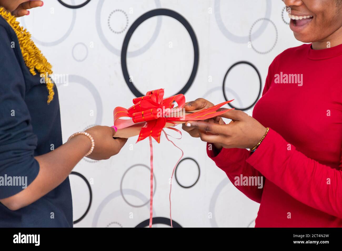 Woman present lady friendly hi-res stock photography and images - Alamy