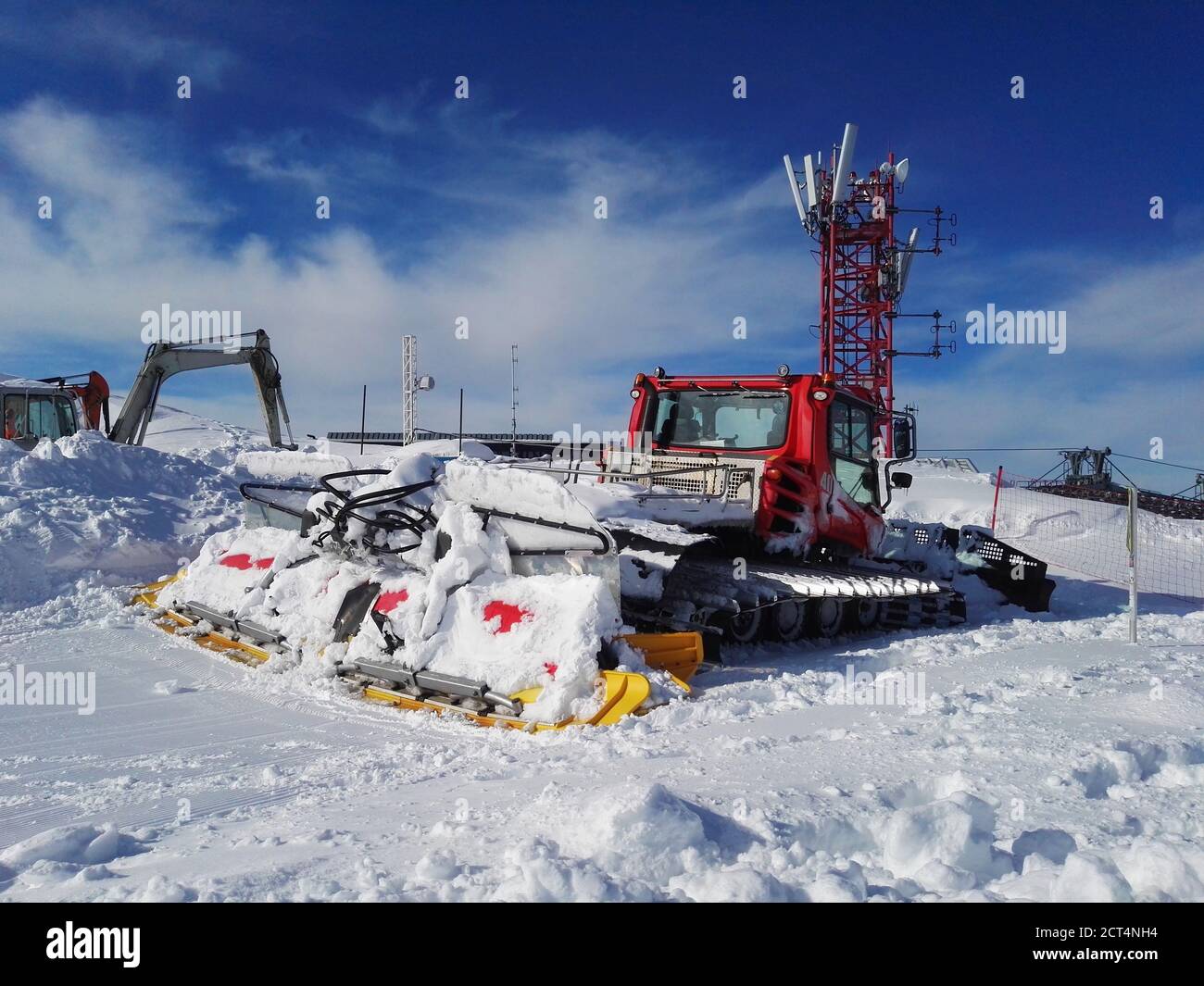 Snow removal equipment ski resort hi-res stock photography and images ...