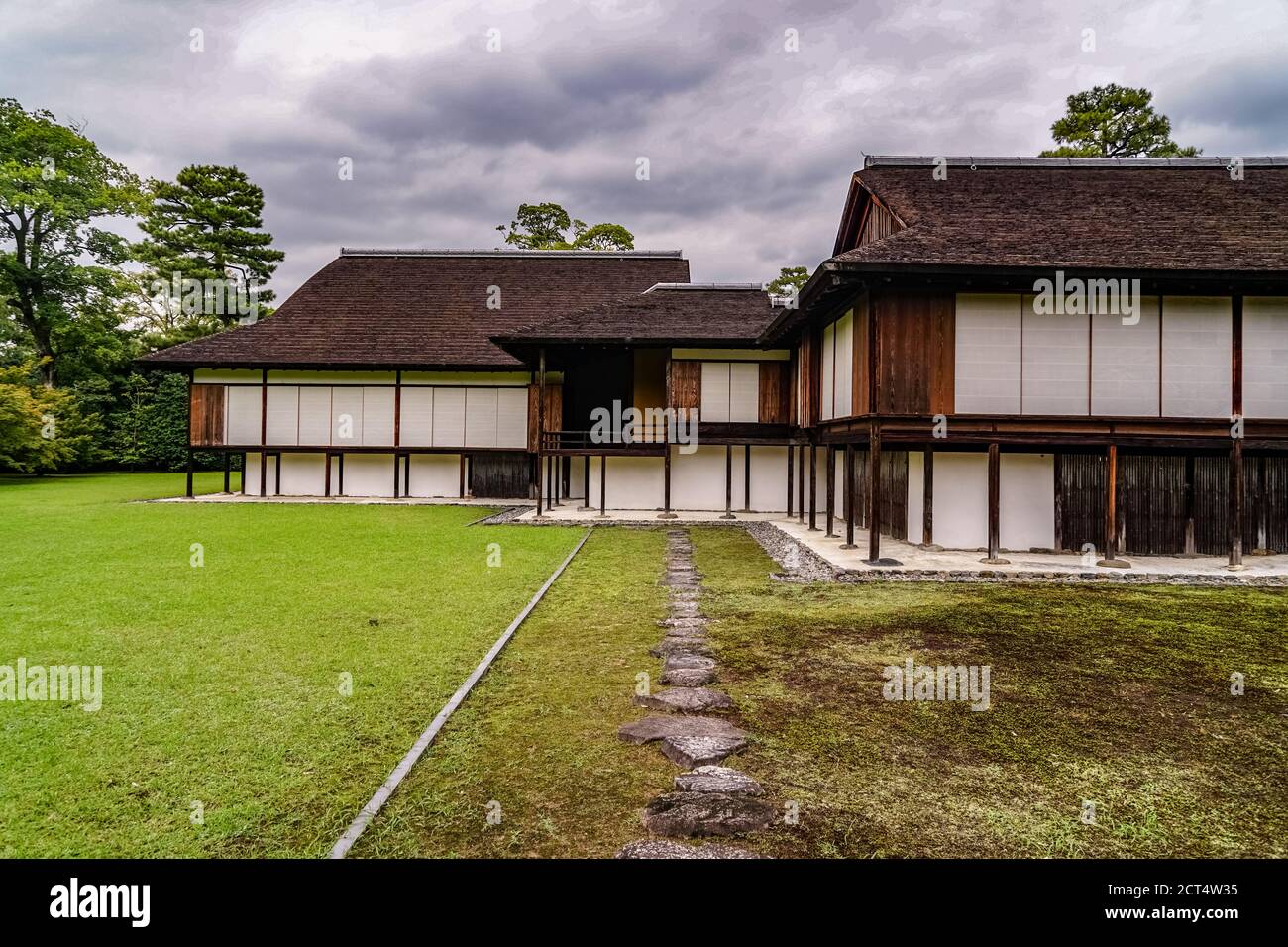 Japanese Garden at Katsura Imperial Villa, Kyoto, Japan Stock Photo - Alamy