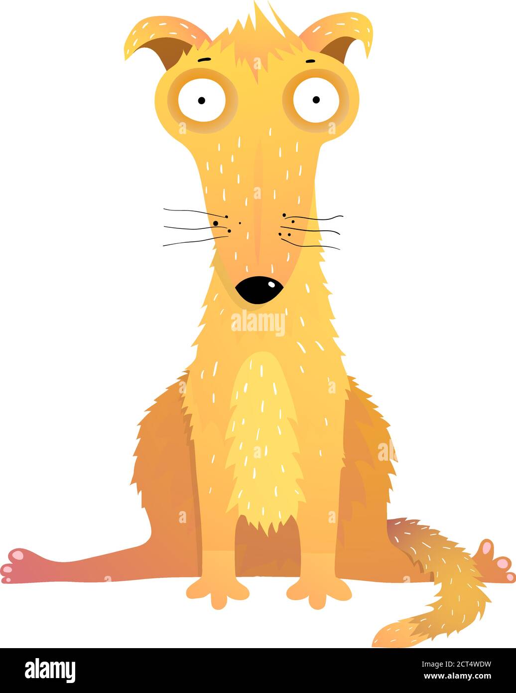 Skinny Dog Cartoon