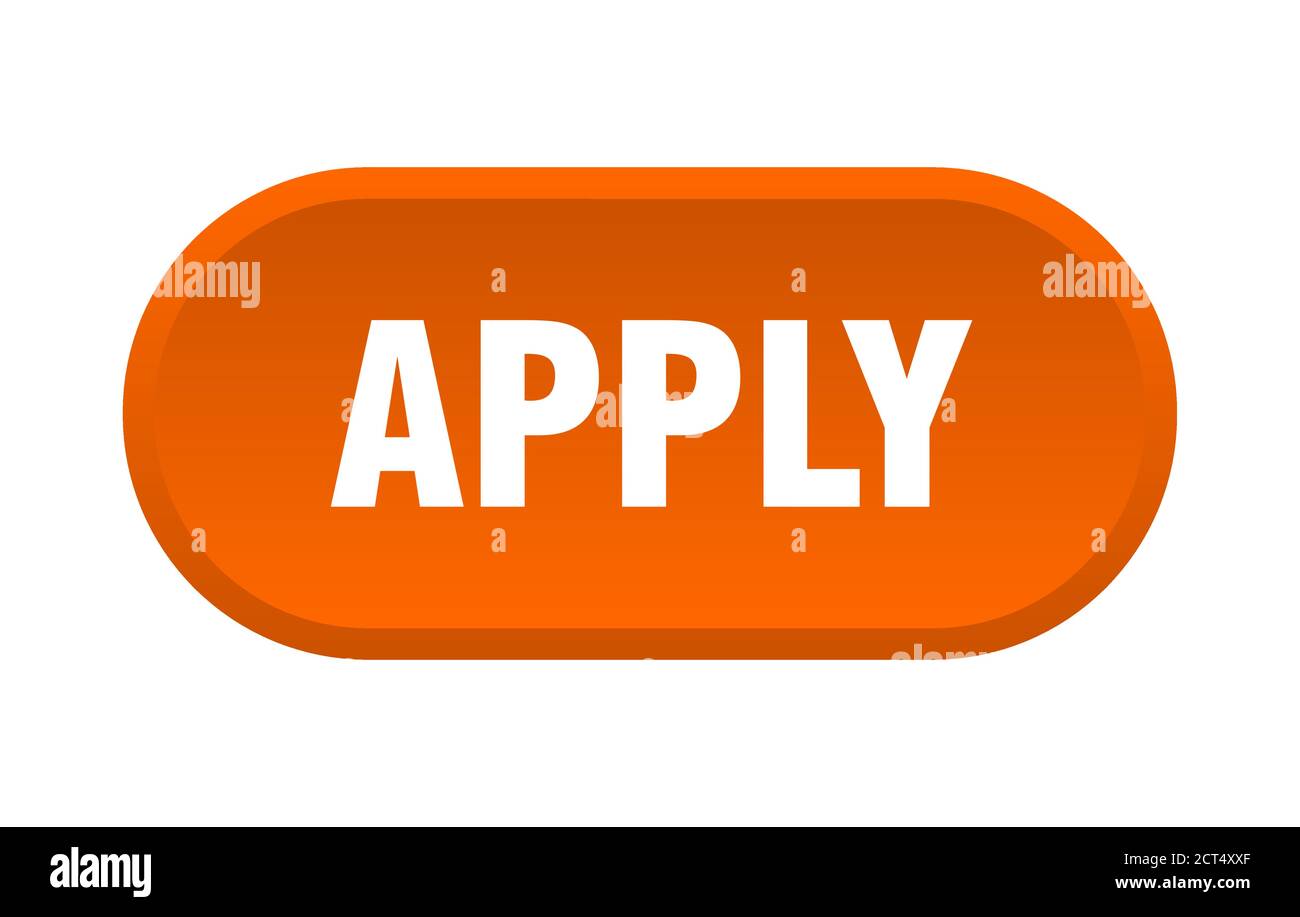 apply button. rounded sign isolated on white background Stock Vector ...